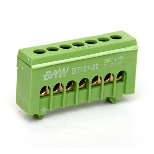 Bornera Distrib Riel X 7 Cont Tierra Baw Ver - Emun